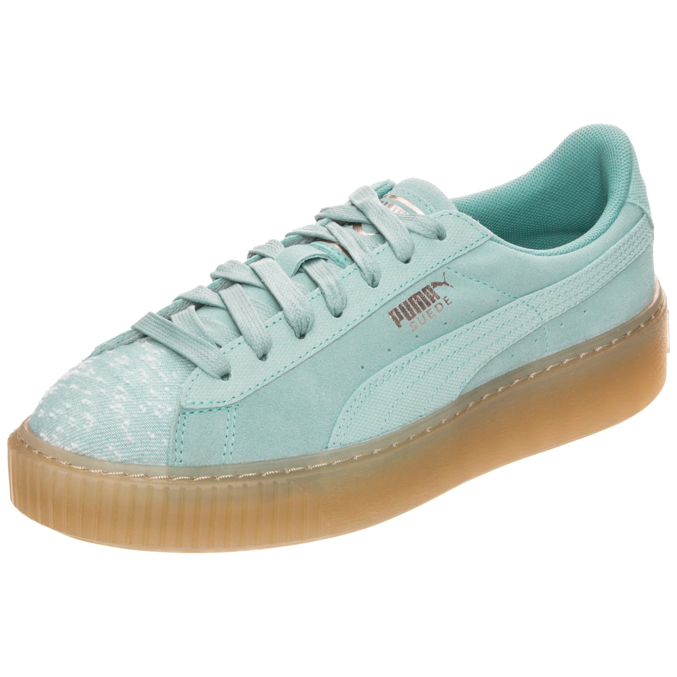 puma suede platform